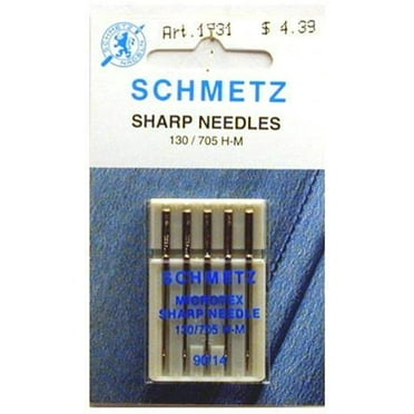 Schmetz Microtex Size 80/12 Sharp Machine Needles, 5 Count - Walmart.com