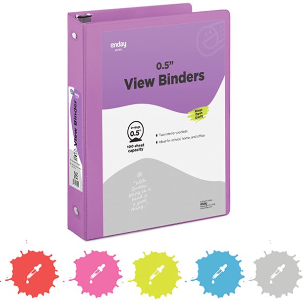 0.5 Inch Binders in Binder by Ring Size - Walmart.com