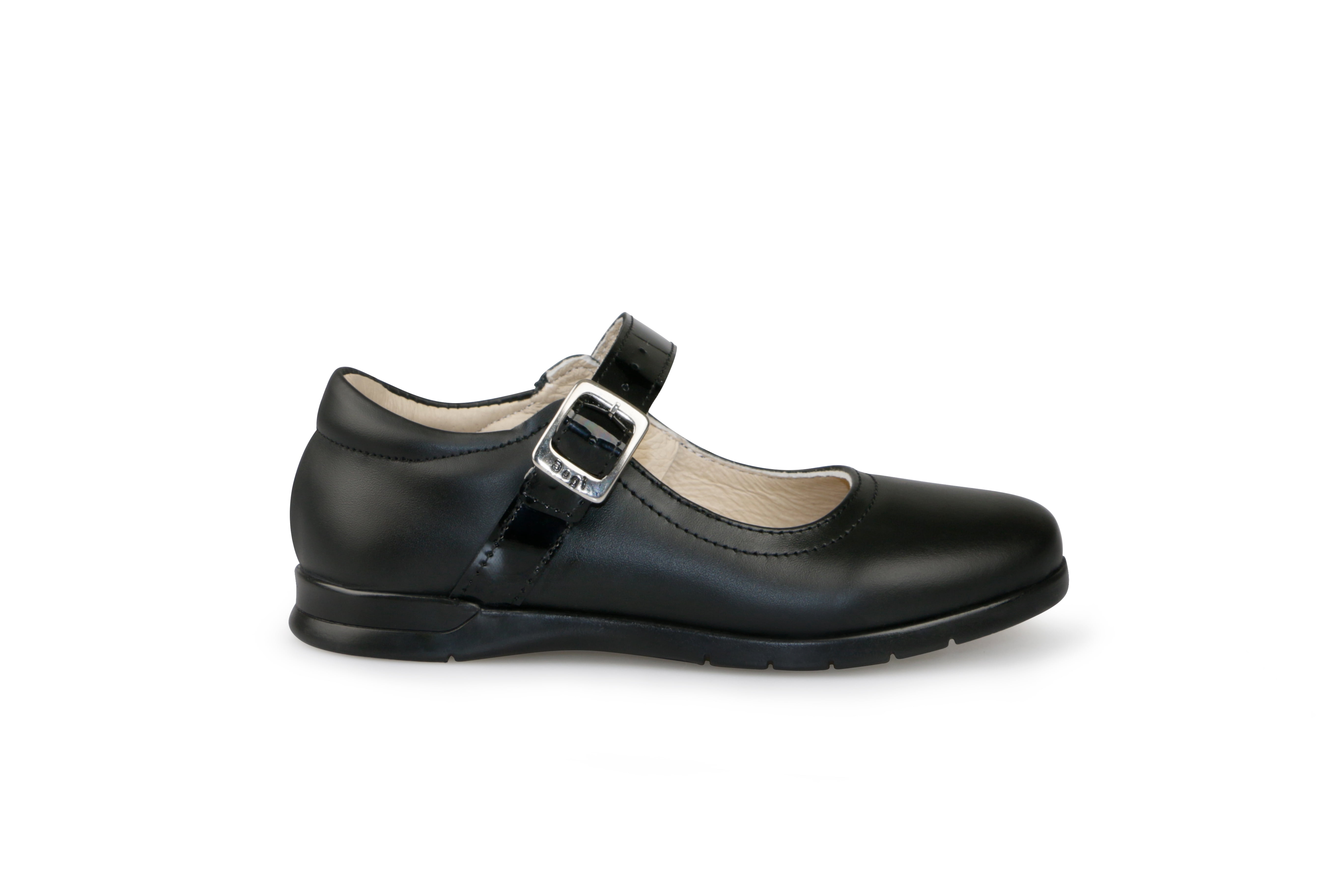Zapatito Escolar para niña de Hebilla 100% elaborado en piel con un ...
