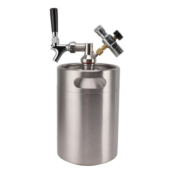 Brewing Craft Beer Dispenser Set, 5L Mini Beer Keg Quick Connection ...