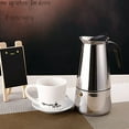 Stainless Steel Coffee Maker, 6 Cup, Easy and Convenient Metal Brew Pot ...