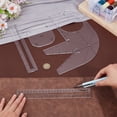 4Pcs Transparent Acrylic Bag Templates for Purse Craft Supplies Clear ...