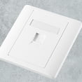 4 Port RJ45 Networking Wall Plate 86 Type Single Port RJ45 Wall Flat ...