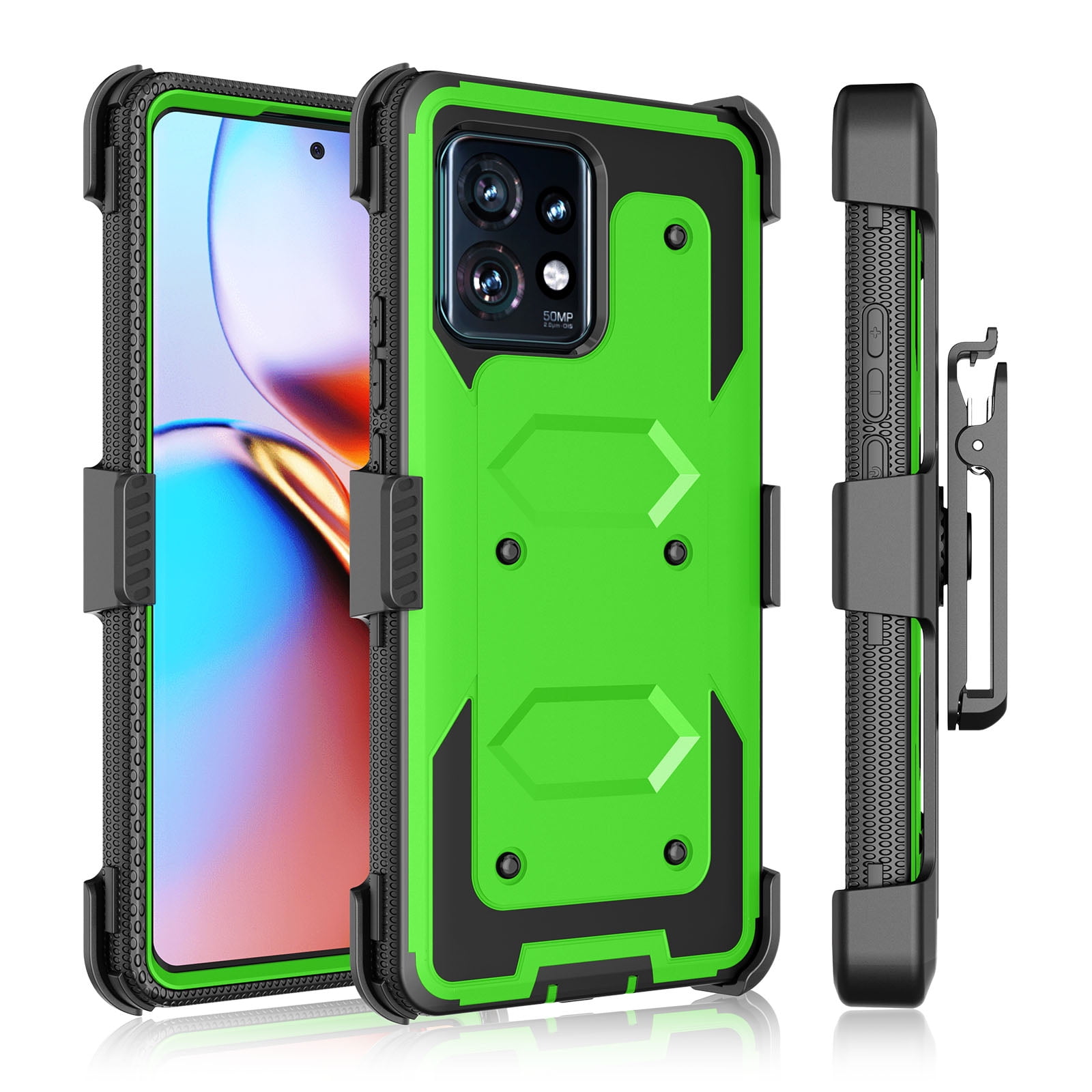Tiflook Motorola Moto Edge Plus 2023 Case Holster, Shock Absorbing ...