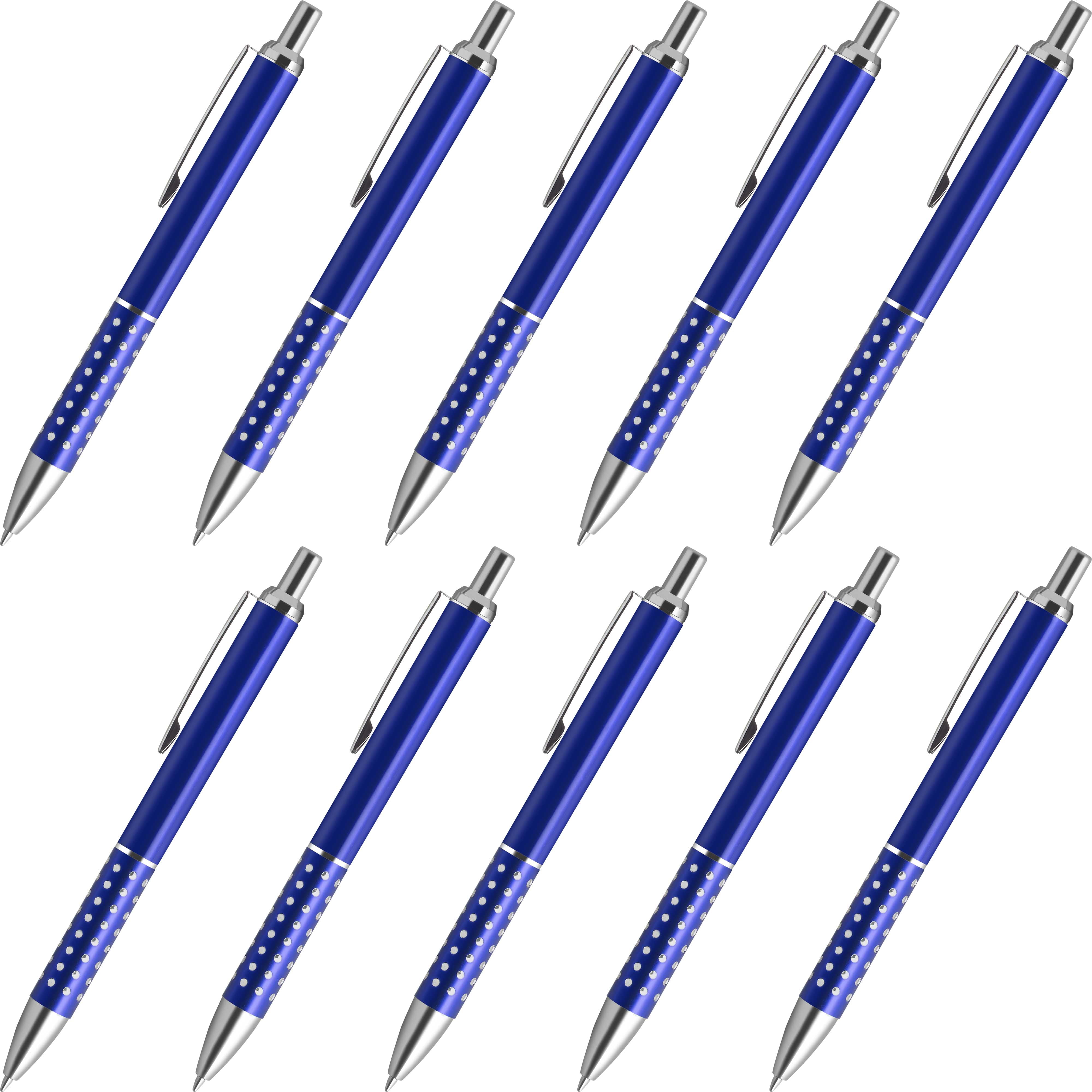 10 Rhinestone Pens Pack - Retractable, Black Ink - Blue - Walmart.com