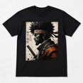 African Warrior Katana Graphic T-Shirt, Vintage Style Unisex Classic ...