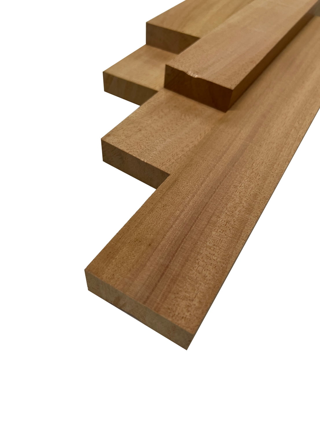 Honduran Mahogany Lumber Board Combo 3/4" x 2" (5 Piece ) | 3/4" Lumber ...