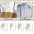 Circular Color Block Swag Curtain Valance for Window 2 Panels Modern ...