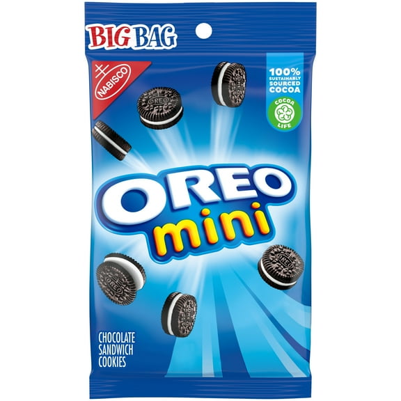 Oreo Mini Golden Cookies, 3 oz Big Bag for Snacks and Hand Packed ...