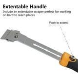 MulWark Multi-Purpose Mini Razor Scraper Set with Protective Blade ...