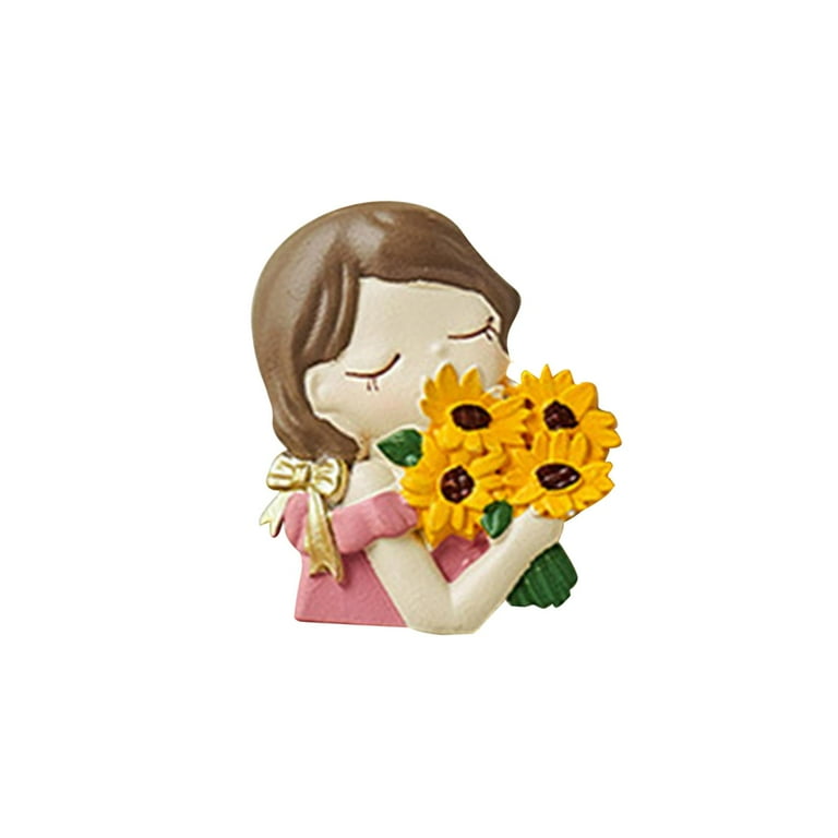 Cute Baby Cartoon Sunflower
