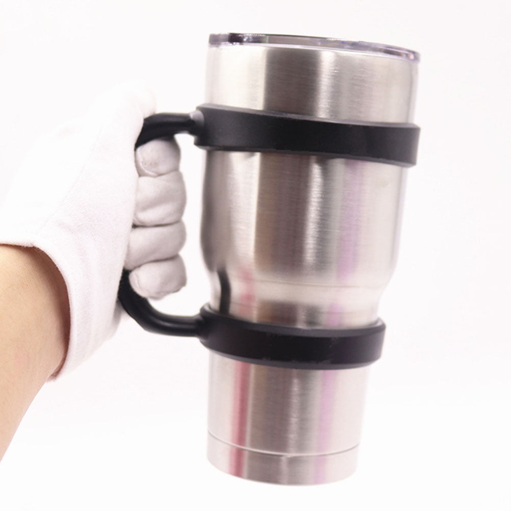 30 oz Tumbler Handle Stainless Steel Beer Mug Handle Upgrade Anti-Slip Adjustable Travel Mug ...