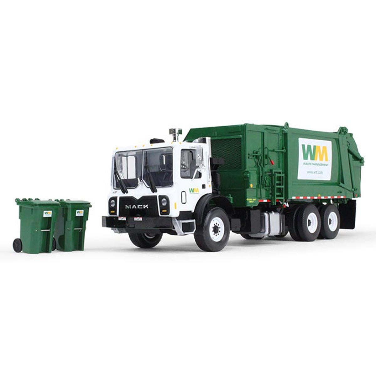 Side loader waste management toy garbage truck - subtitleres