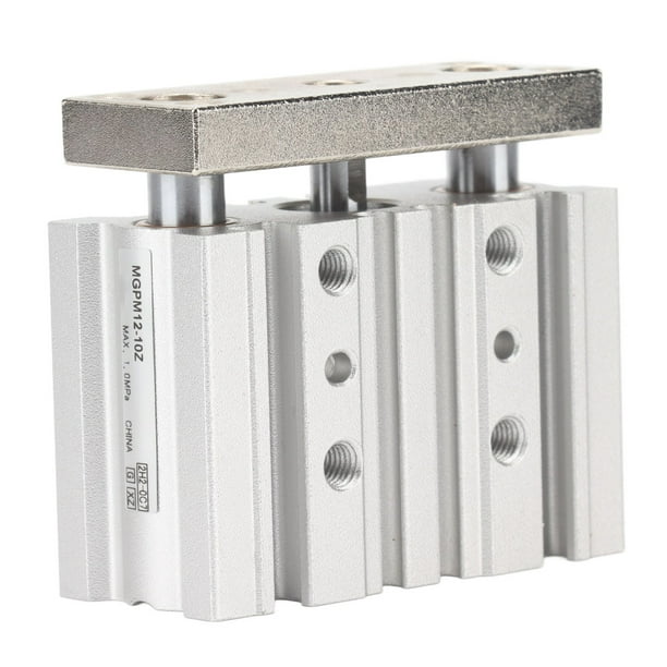 Cilindro neumático de metal, cilindro de aire magnético de 3 varillas y 3 ejes Cilindro ...