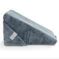 Bed Wedge Pillow for Sleeping - 7 in 1 Folding Memory Foam Cushion ...