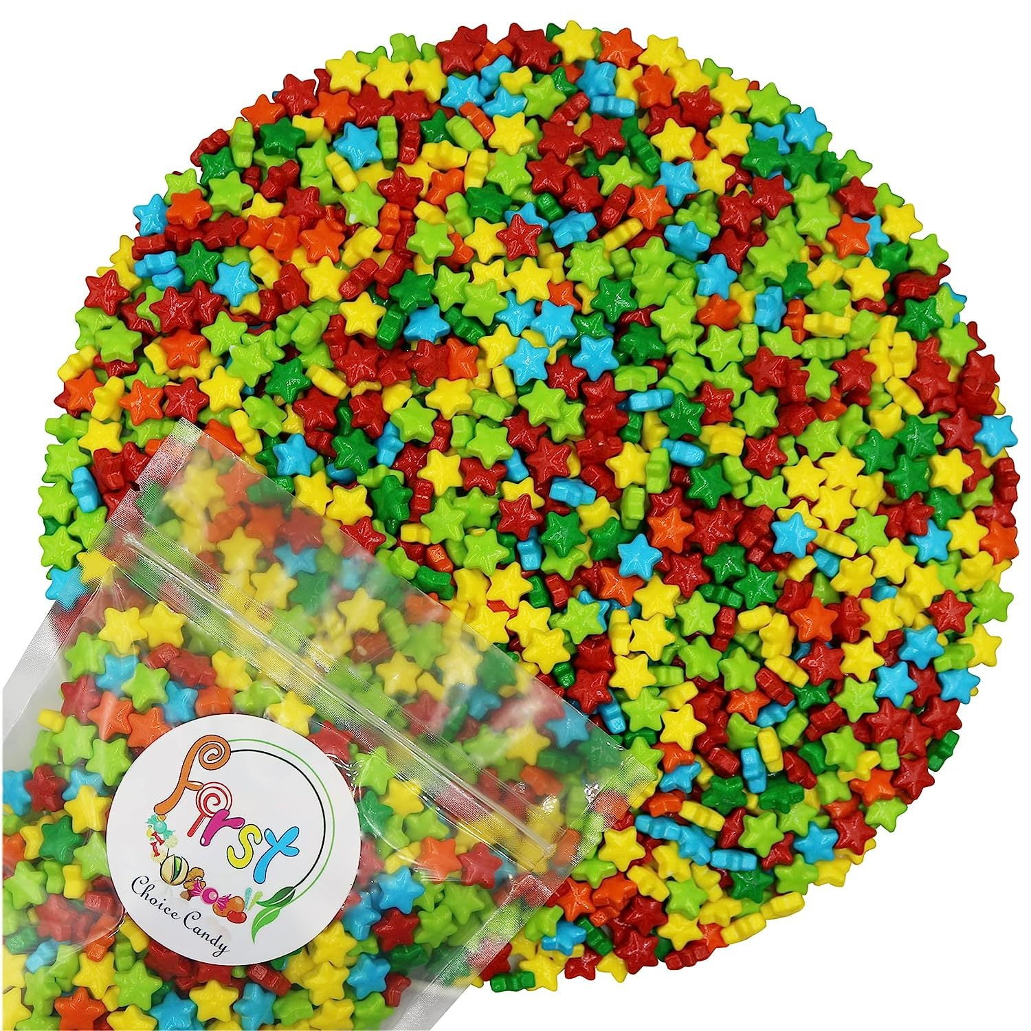 Bilot Assorted Colored Mini Hard Candies (Neon Stars, 2 Pound ...