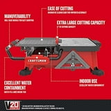 Craftsman V20* 7 Inch Cordless Compact Wet Tile Saw - Walmart.com