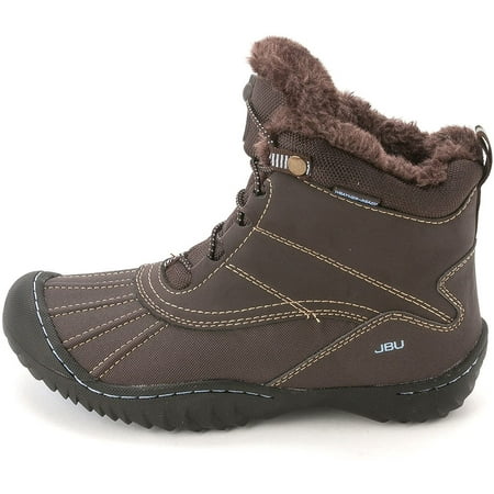 JBU by Jambu Pullman Womens Brown Faux Fur Cold Weather Boots | Walmart ...