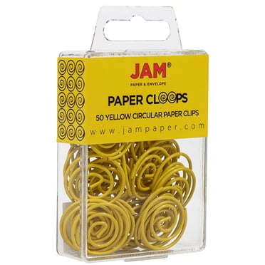 JAM Paper Round Red Paper Clips, 1 in, Medium, 50/Pack - Walmart.com