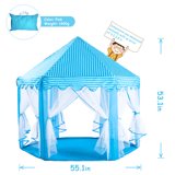 Princess Castle Play Tent for Girls, Indoor/Outdoor (LED Star Lights ...
