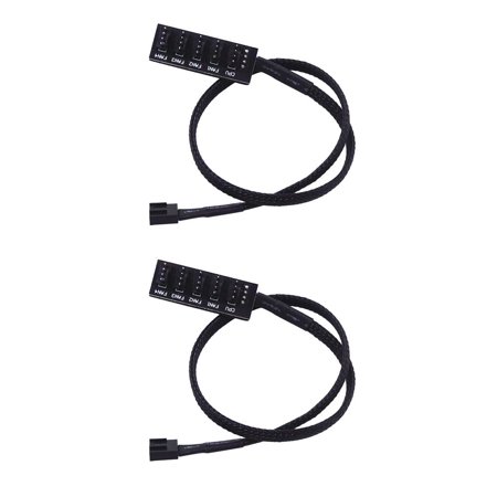 stanreset 5 -port 4 -pin PWM CPU Cooling Fan Power Cable Splitter ...