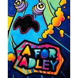 A FOR ADLEY Merch, Super Colorful and Super Big Comfy Cozy Blanket with ...