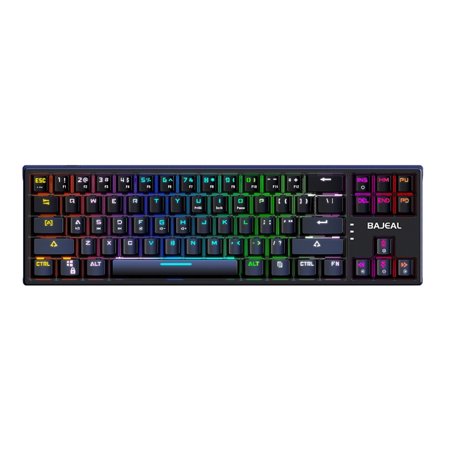 K71 Key Gaming Mechanical Keyboard 71-Key Green Axis Keycap USB Wired ...