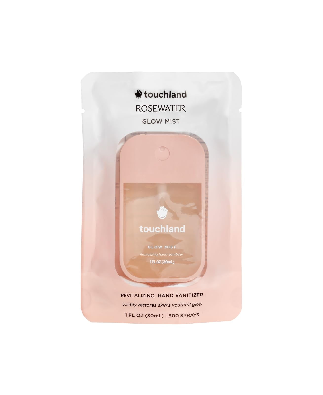 Spray desinfectante para manos Touchland Glow Mist Rosewater 30 ml ...