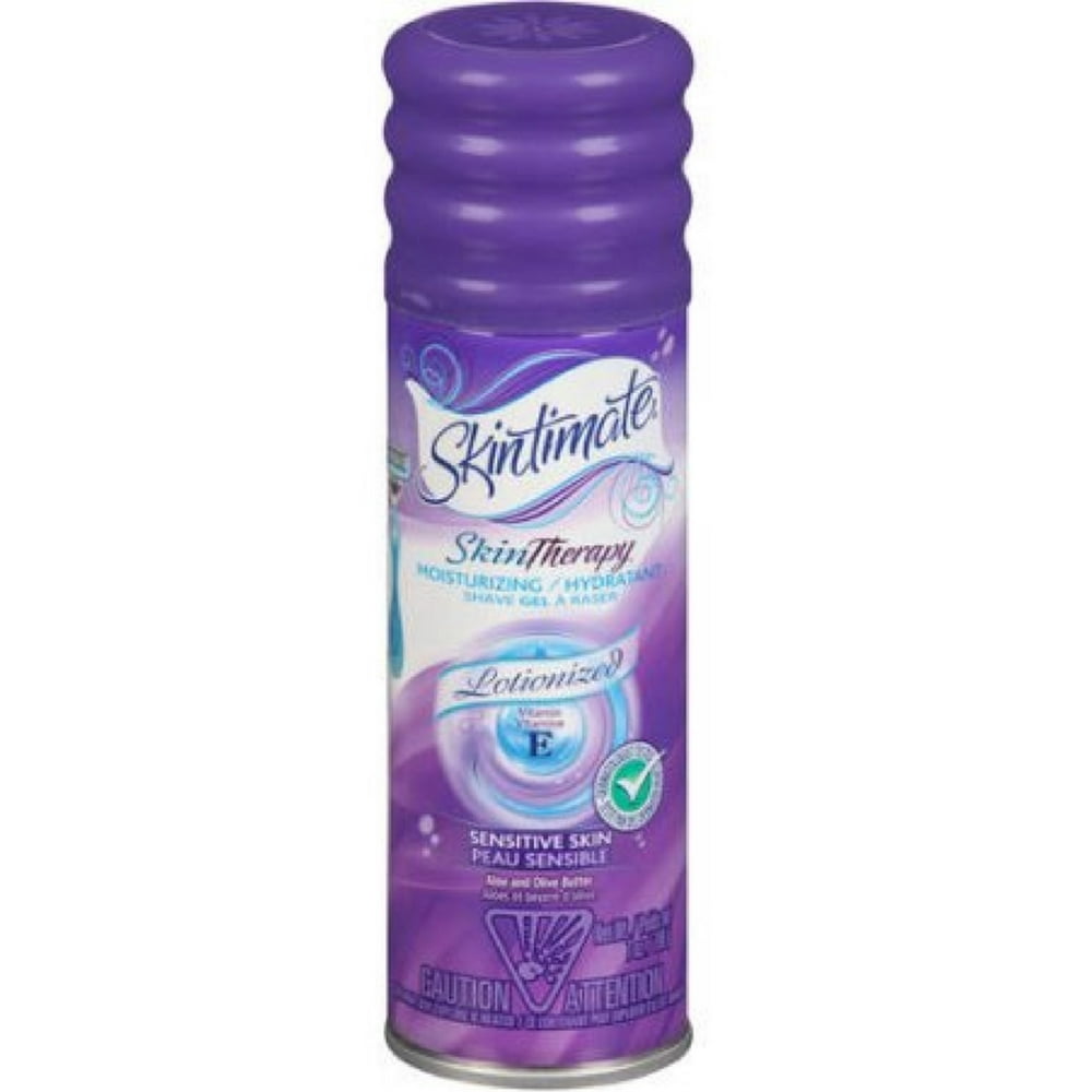 4 Pack - Skintimate Skin Therapy Shave Gel Sensitive Skin 7 oz ...