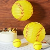 Lsupdaol Softball Paper Lantern 8 Inches Softball Hanging Lantern ...