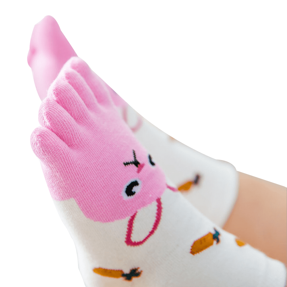 Click here for Gupgi Children Cotton Five Fingers Socks Cute Cart... prices