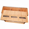 Coin Bank Money Bank Money Saving Box Container Case Kids Wooden Piggy ...