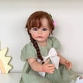 22inch Full Body Vinyl Reborn Toddler Girl Doll Sue-sue Rooted Hair ...