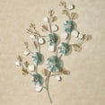 Regence Floral Wall Art Blue - Walmart.com