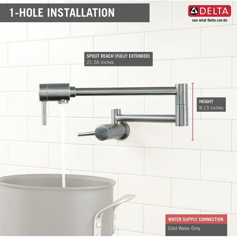 Delta Pot Filler 1165lf-bl Online Website | www.oceanproperty.co.th