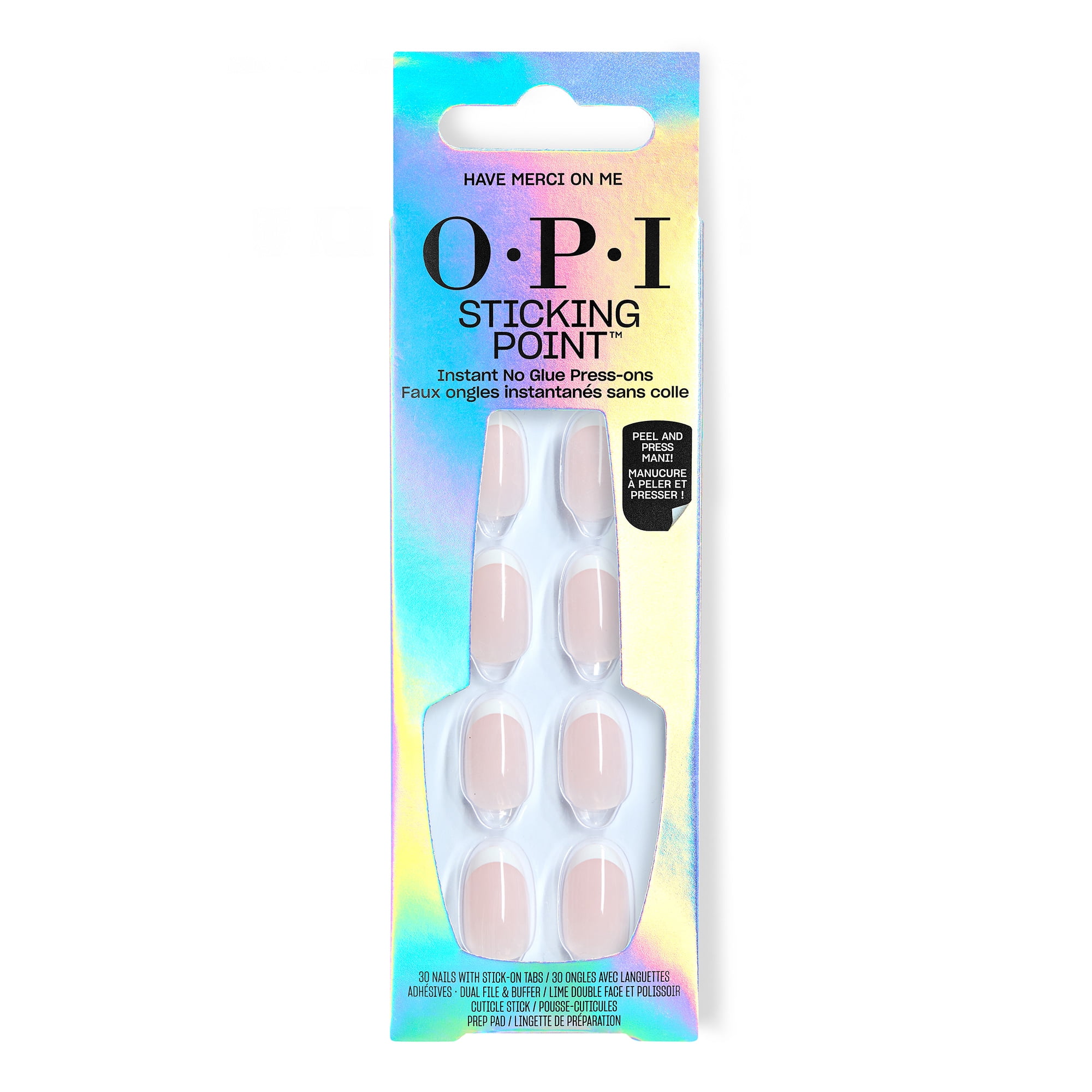 Click here for Opi Sticking Point Instant No Glue Press-On False... prices