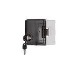 Alasum Lockable Outdoor Electrical Outlet Box Weatherproof Black ...