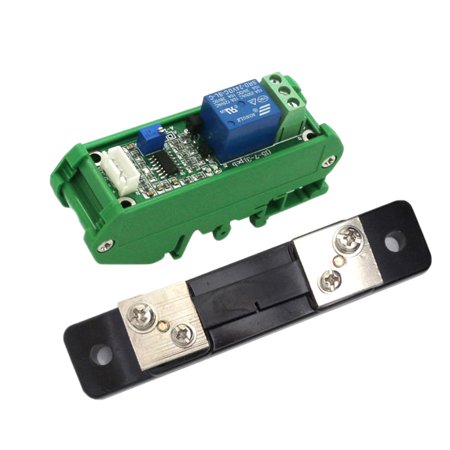 DC 50A Current Detection Sensor Module Relay Output With Base | Walmart ...