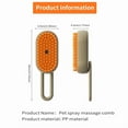 3-in-1 Cat Steam Brush – Self-Cleaning Pet Hair Brush with 360 ...