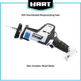 HART 20-Volt Brushless One-Handed Battery-Powered Reciprocating Saw ...