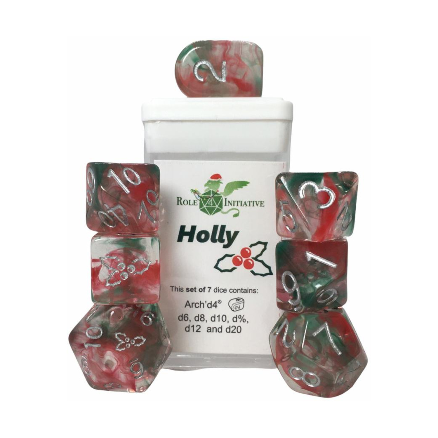 Role 4 Initiative R4I50905-7C Diffusion Holy Dice - Set of 7 - Walmart.com