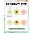 9Pcs Multi-color Silicone Daisy Sunflower Charms for DIY Jewelry ...