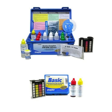 Taylor K-2006 Pool Water Tester Kit Complete with FAS-DPD Chlorine ...
