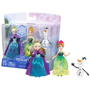 Disney Frozen 2 Elsa Small Doll: Posable, Travel Look, Removable Cape ...