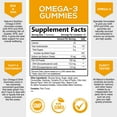 Omega 3 Fish Oil Gummies, Heart Healthy Omega 3 Supplement with High ...