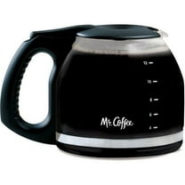 Mr. Coffee 12-Cup Glass Carafe - Black, Compatible with Various Coffee ...