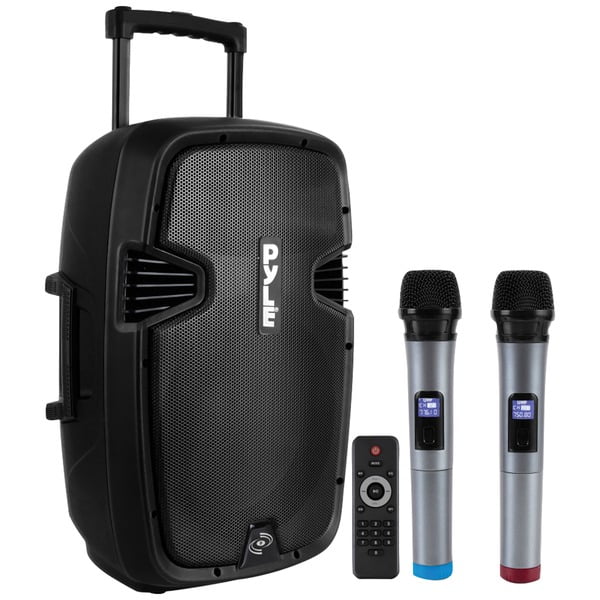 Pyle PPHP1599WU Portable Bluetooth PA Loud Speaker System with Wireless ...