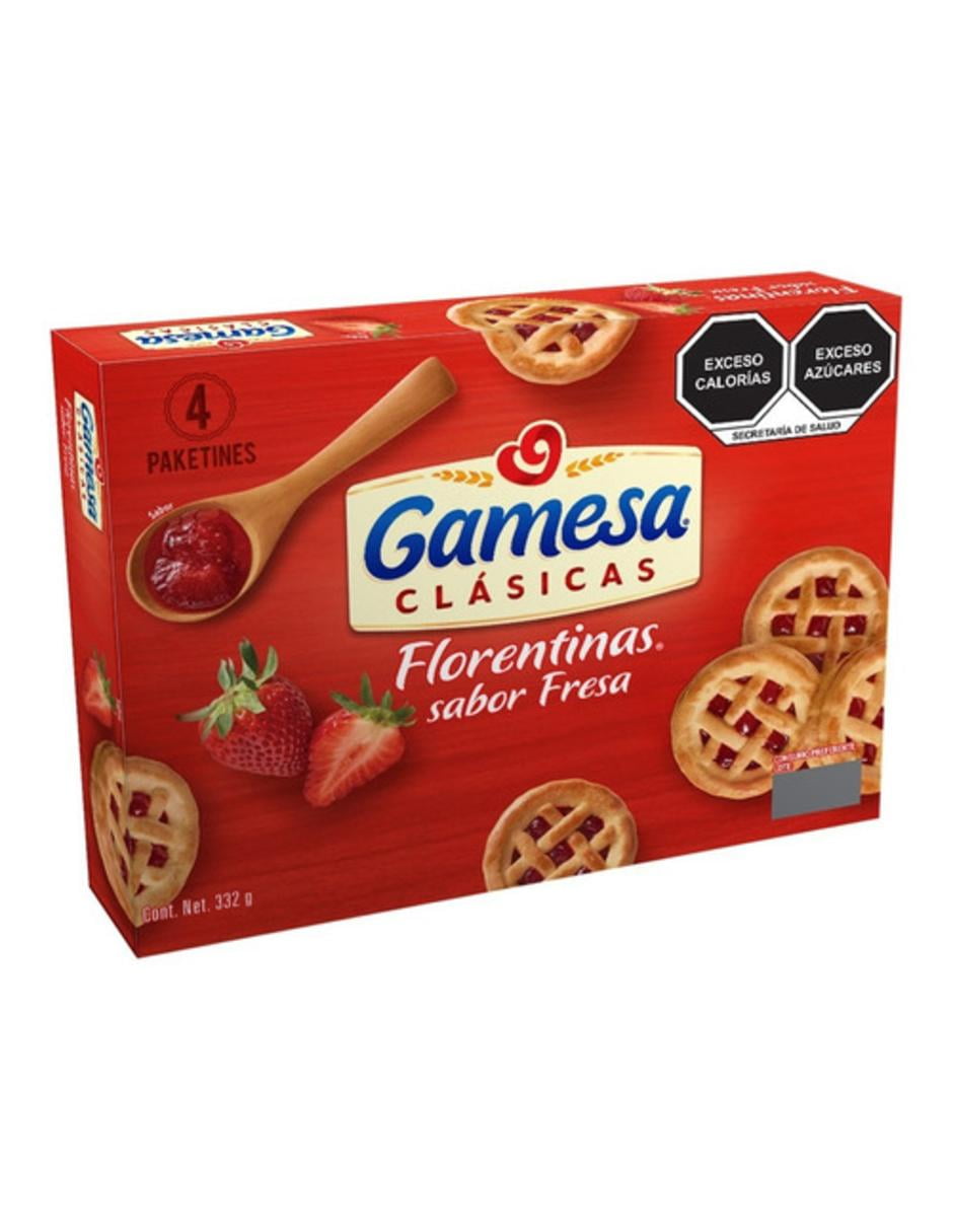 Pack de 12 Galletas Gamesa Florentinas Fresa 332 gr Gamesa Fresa | Walmart en línea