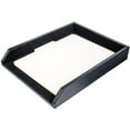 Black Leather Front-Load Letter Tray - Walmart.com