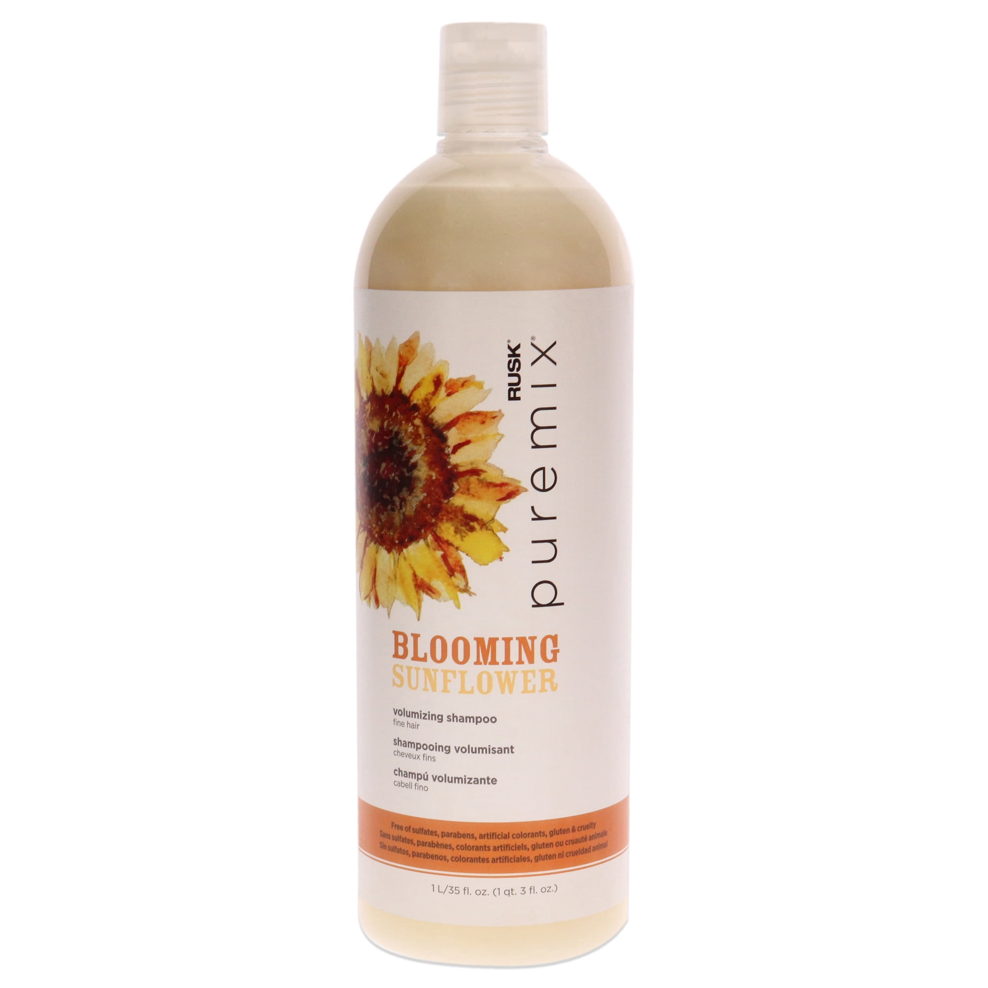Champú Rusk Puremix Blooming Sunflower Fine Hair 1L | Walmart en línea